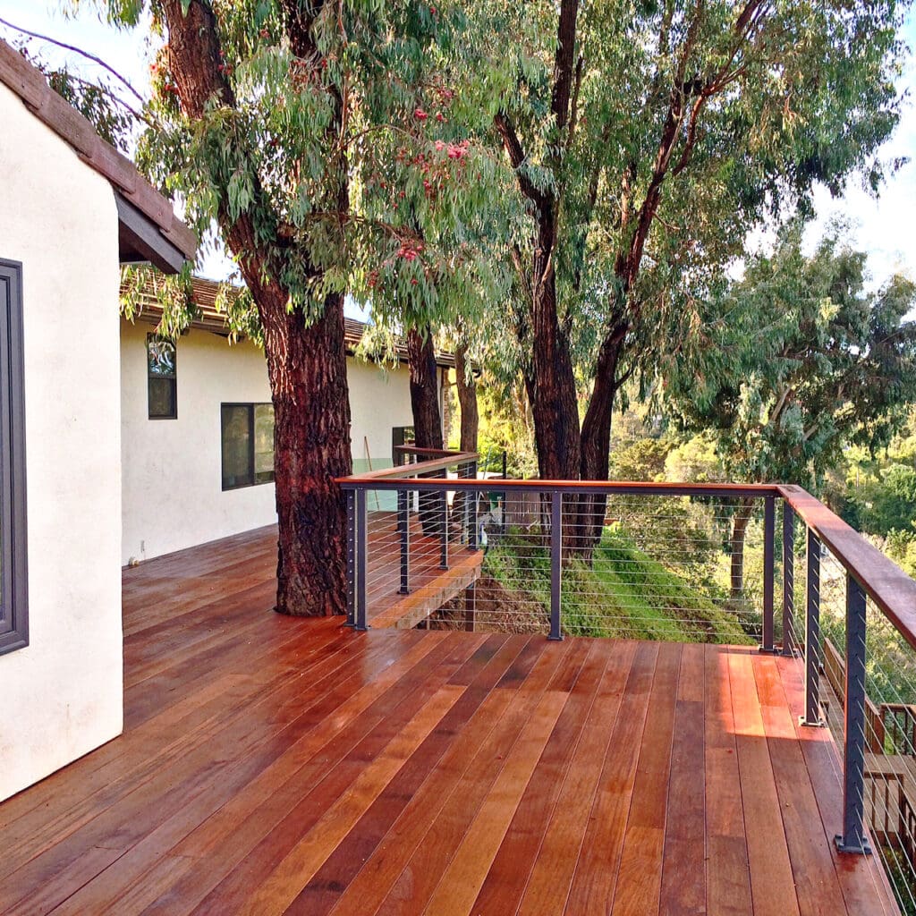 Bronze Aluminum Cable Railing - Rancho Santa Fe, CA | Stainless Cable ...