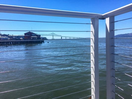 White | Stainless Cable Railing