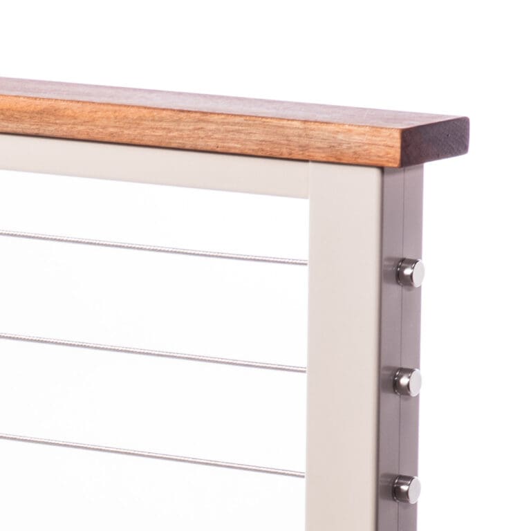 Balau Mahogany Top Rail - 2in x 4in
