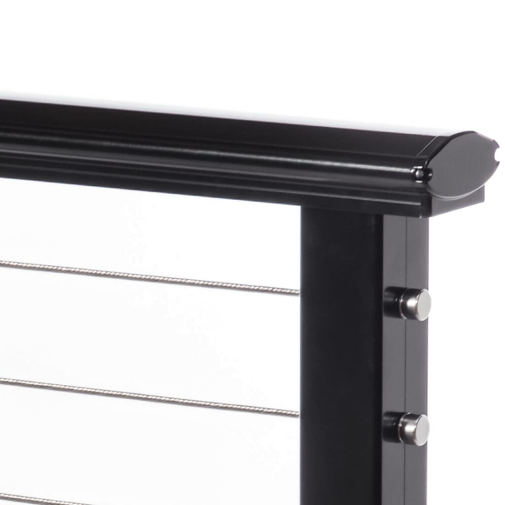 Cable Railing Post - Fascia Mount, Terminal