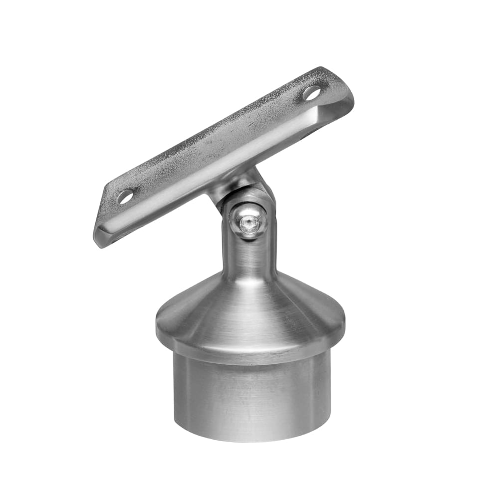 Post Cap Top Rail Adjustable Angle Mount for 2" Round Stainl