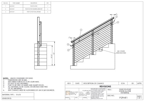 CableViewTM Aluminum | Stainless Cable Railing