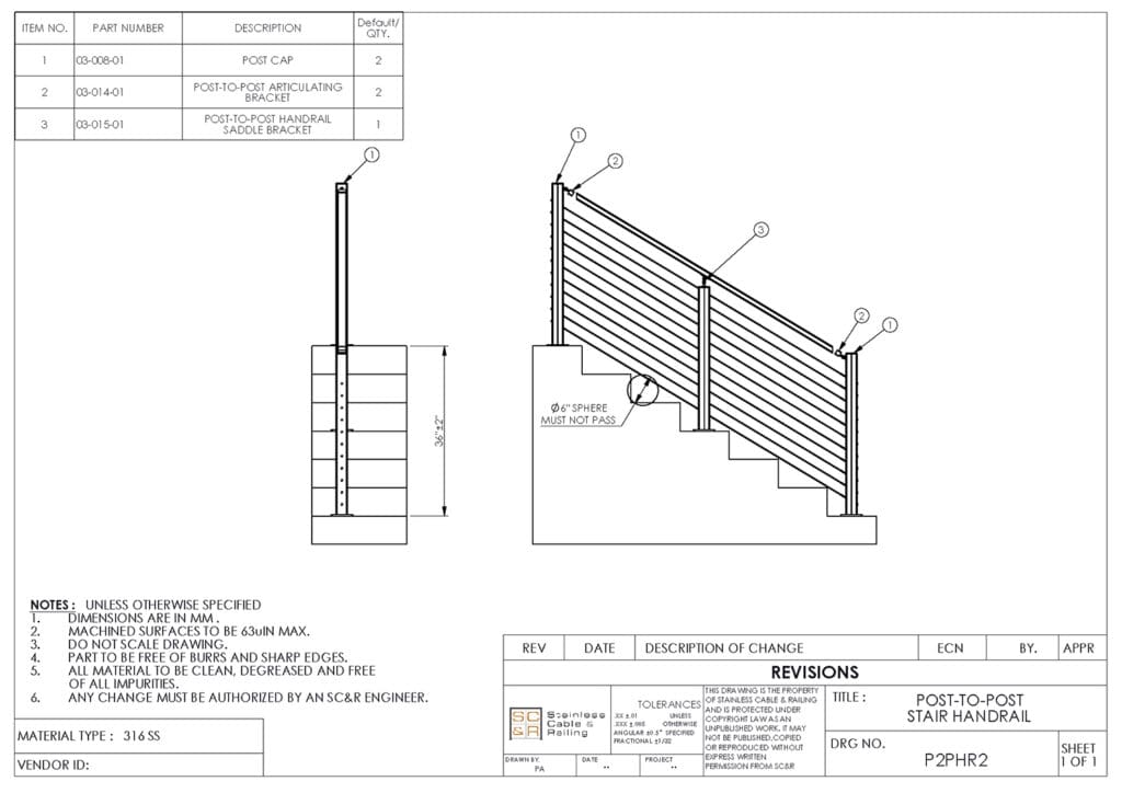CableViewTM Aluminum | Stainless Cable Railing